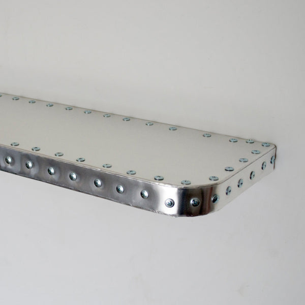 Deco Shelf | Aluminum | RamonaMetal | Handmade Aviator Furniture